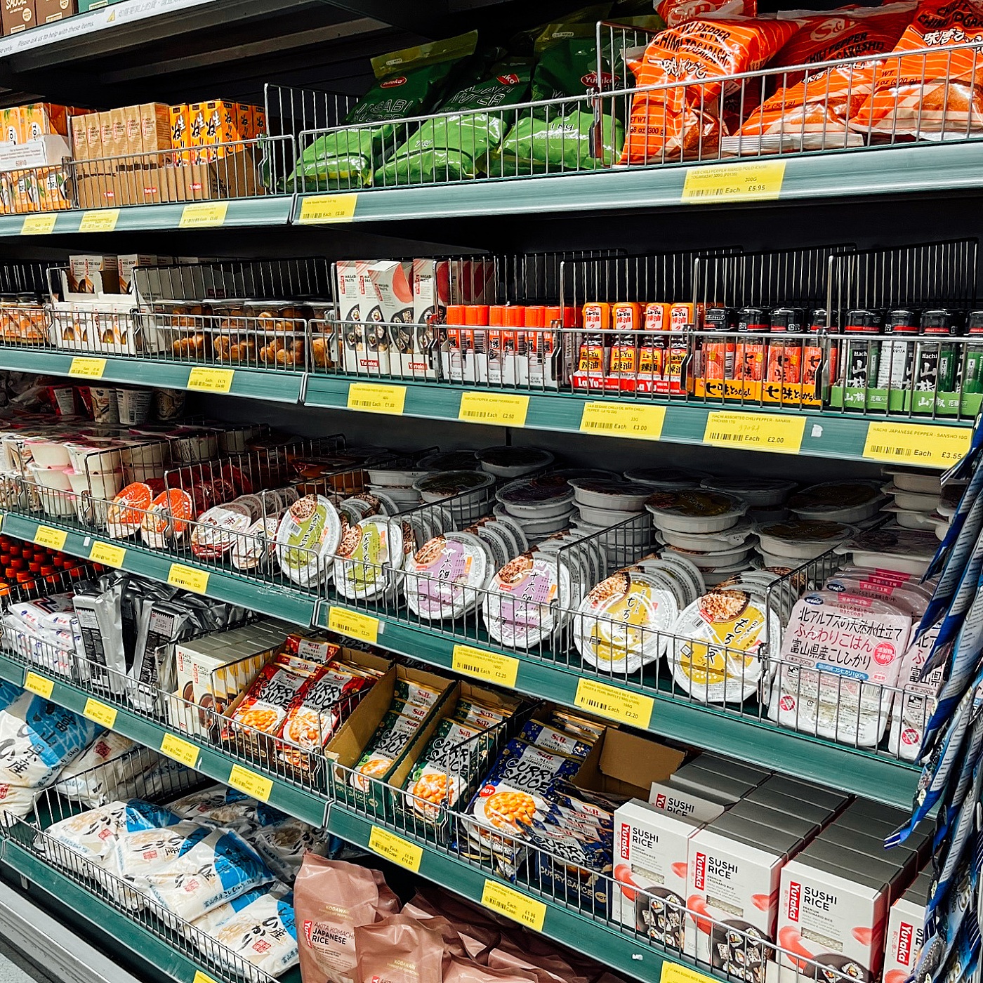 Japanese, Chinese and other Oriental foods store - Tazaki Foods Cash ...